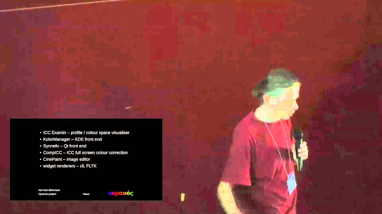 Kai-Uwe Behrmann: Colour Management a la Greek - YouTube