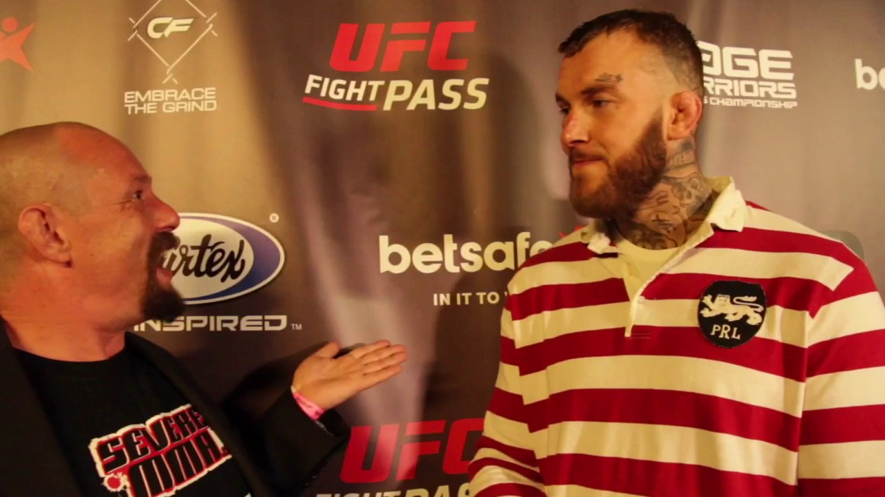 Post-Fight Interview with Kenneth Bergh at Cage Warriors 84 - YouTube