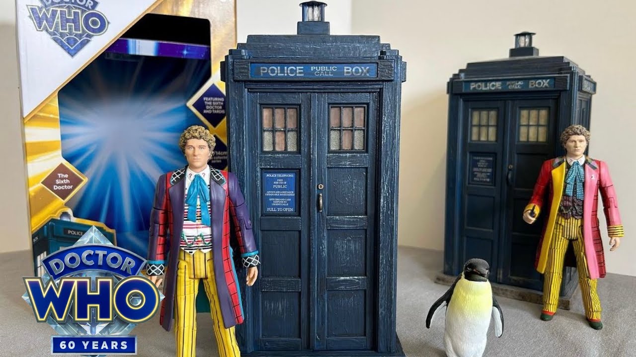 Doctor Who The Sixth Doctor & Tardis Collector Figure set review B&M ...