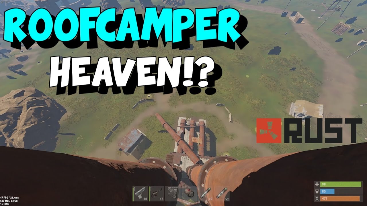ROOFCAMPER HEAVEN!? RUST CO-OP Survival - YouTube