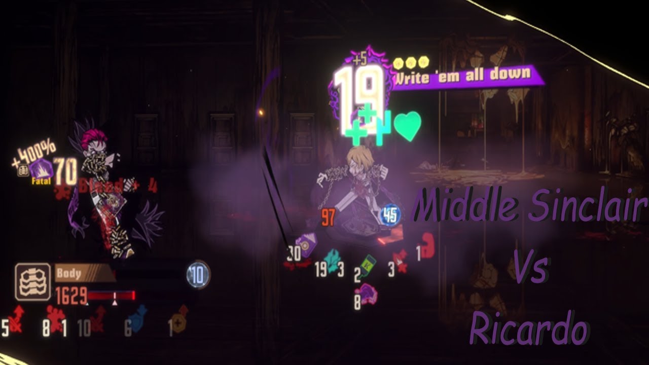 Little Middle Brother Sinclair Solos Ricardo. [Limbus Company] - YouTube