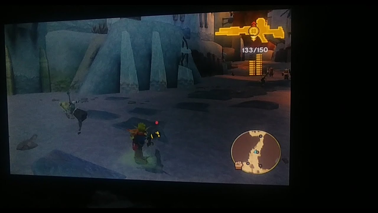 Jak 3 Jak Blaster Air Blast and Spin Attack on Female Spargus Civilian ...