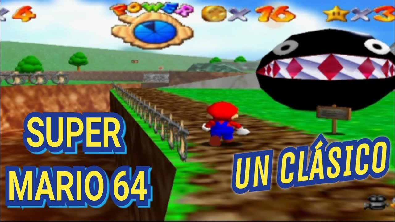 SUPER MARIO 64 🤩🎮 (GAMEPLAY CORTO NO COMENTADO) - YouTube