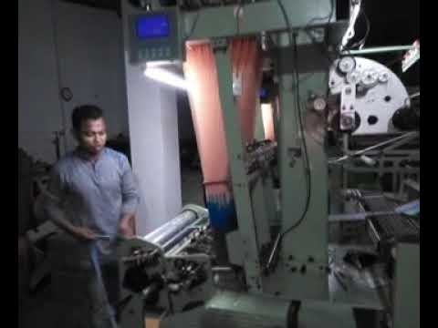 Jacquard Elastic Machine - YouTube