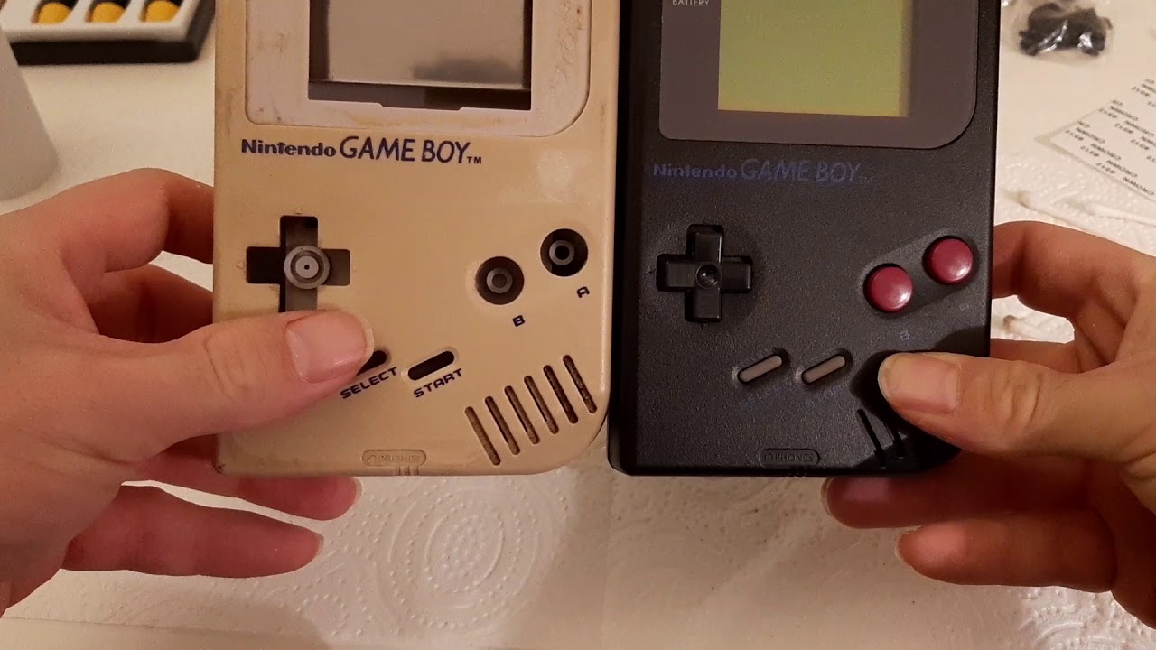 [EBAY JUNK] Remplacement coque Nintendo Gameboy FAT DMG-001 - YouTube
