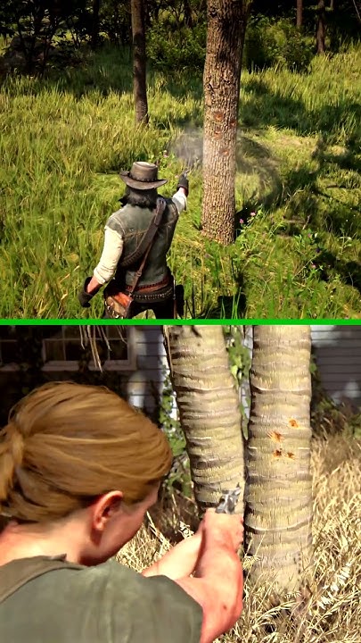 TREE PHYSICS COMPARISON (RDR2 VS TLOU2) PART 5 - YouTube