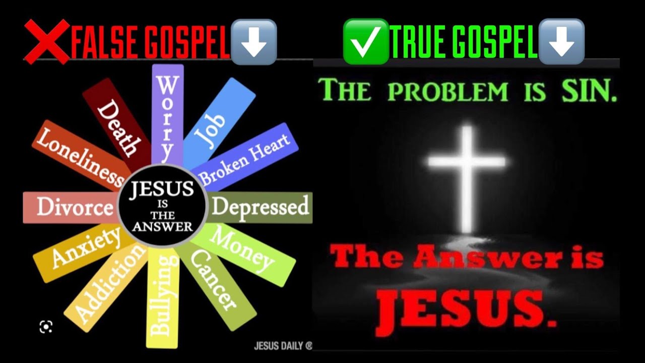 *False Gospel deceiving many!!!* Jesus came to save us from our sins ...