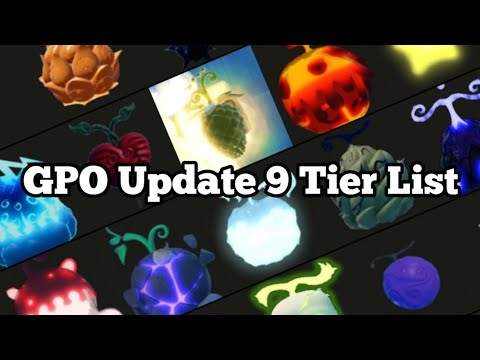GPO Fruit Tier List Update 9 - YouTube