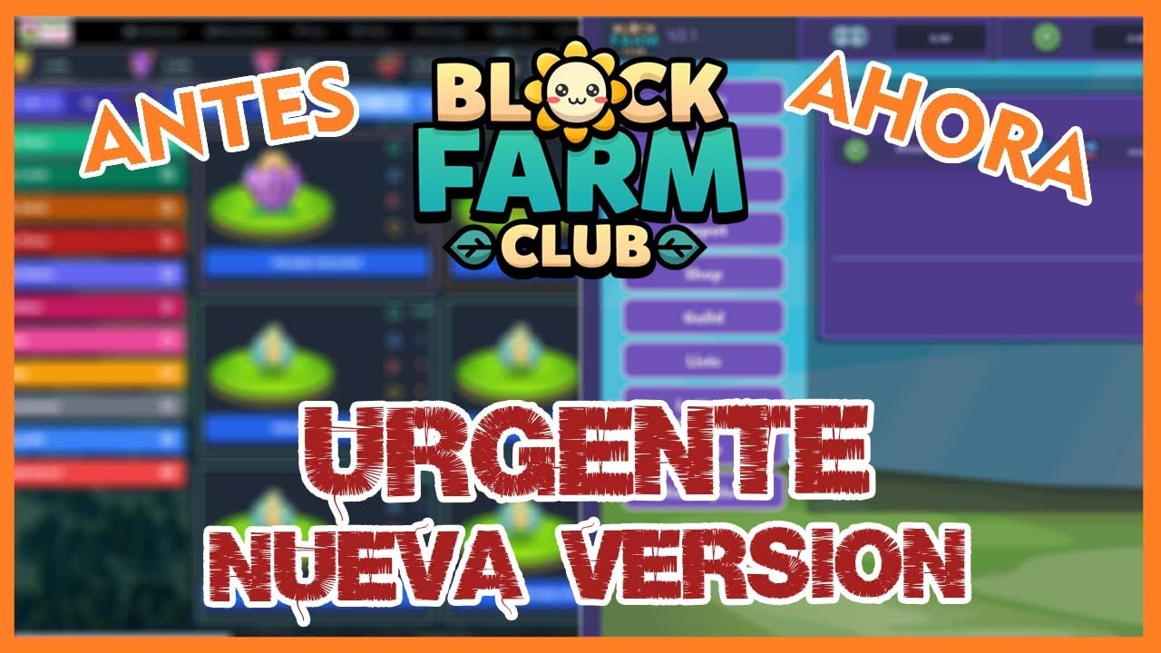 Ya esta disponible la nueva version de Block Farm Club y esto tienes ...