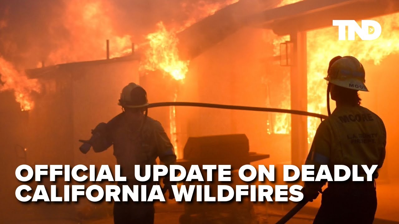 Los Angeles officials give update on deadly California wildfires - YouTube