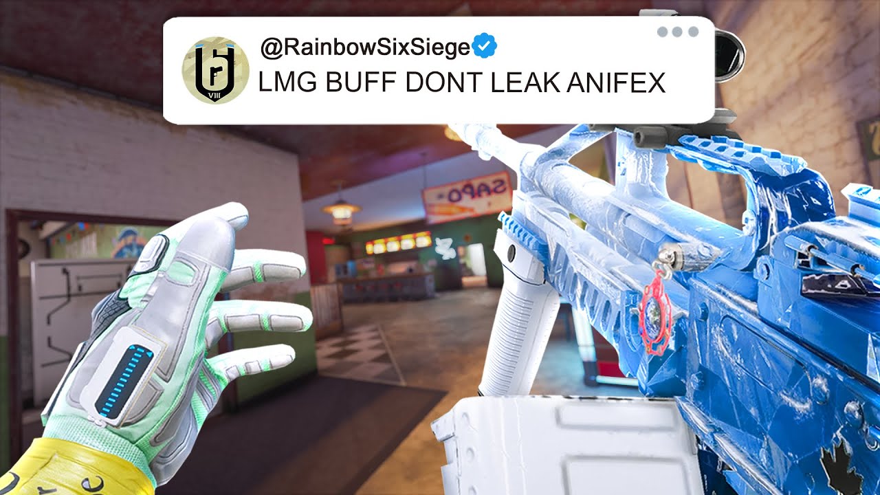 Ubisoft FIXED LMG's In Rainbow Six Siege - YouTube