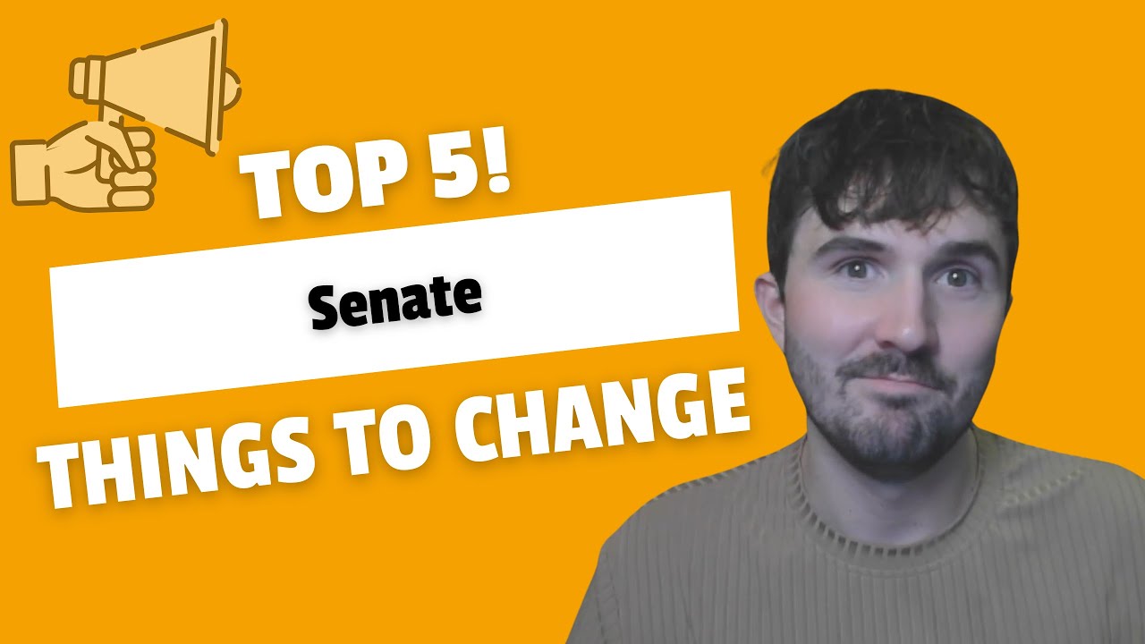The US Senate MUST change! Top 5 issues with SOLUTIONS - YouTube