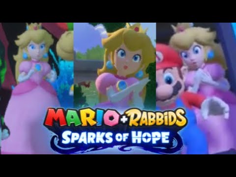 Mario + Rabbids The Sparks Of Hope - All Princess Peach & Rabbid Peach ...