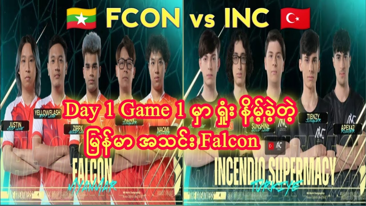 FCON vs INS M4 World Championship l Falcon vs Incendio Surpremacy ...