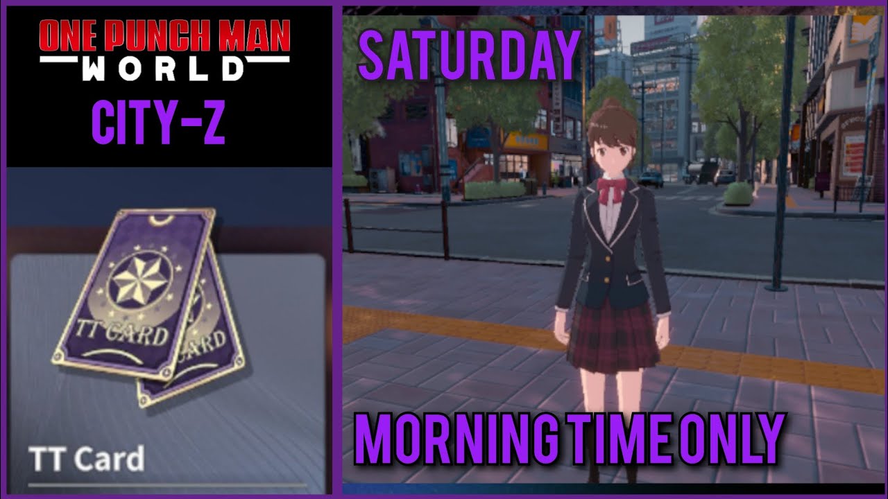 TT CARD Saturday City-Z Morning Only [OnePunchManWorld] - YouTube