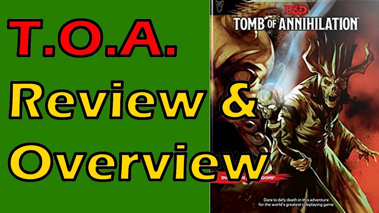 Tomb of Annihilation Review and Overview | Tomb of Annihilation: DM's ...