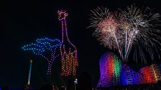 NEW Wild Skies Drone Show & Fireworks at Busch Gardens Tampa