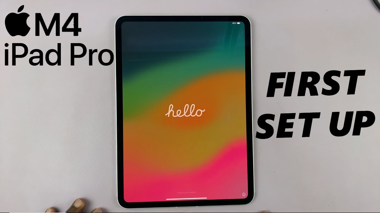 M4 iPad Pro: How To Set Up (First Time Set Up For Beginners) - YouTube