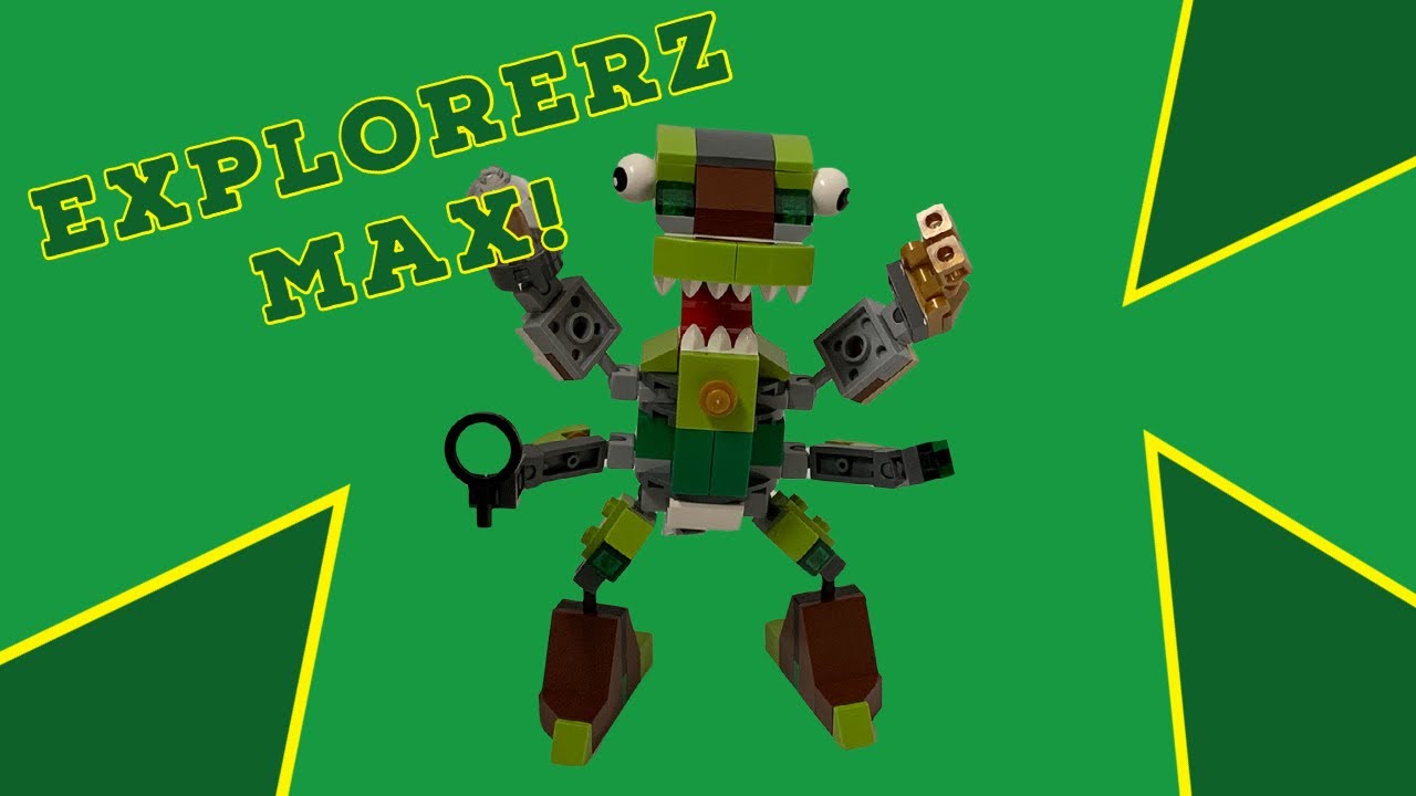 Custom Lego Mixels Series 10- how to build Explorerz Max! - YouTube