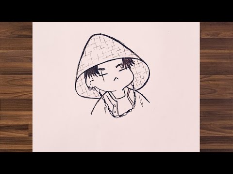Chibi BTS Suga drawing|| How to draw Chibi Suga for beginners|| Step by step