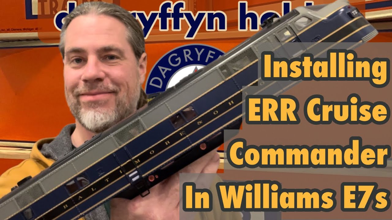 ERR Cruise Commander in a Williams B&O E7 Set. Part 1 - YouTube