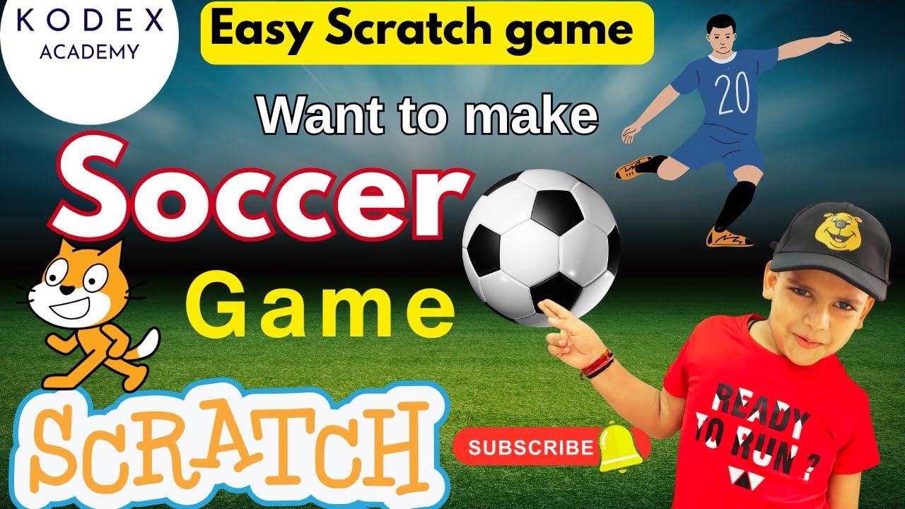 Make a 2-Player Soccer Game in Scratch | Step-by-Step scratch Tutorial ...