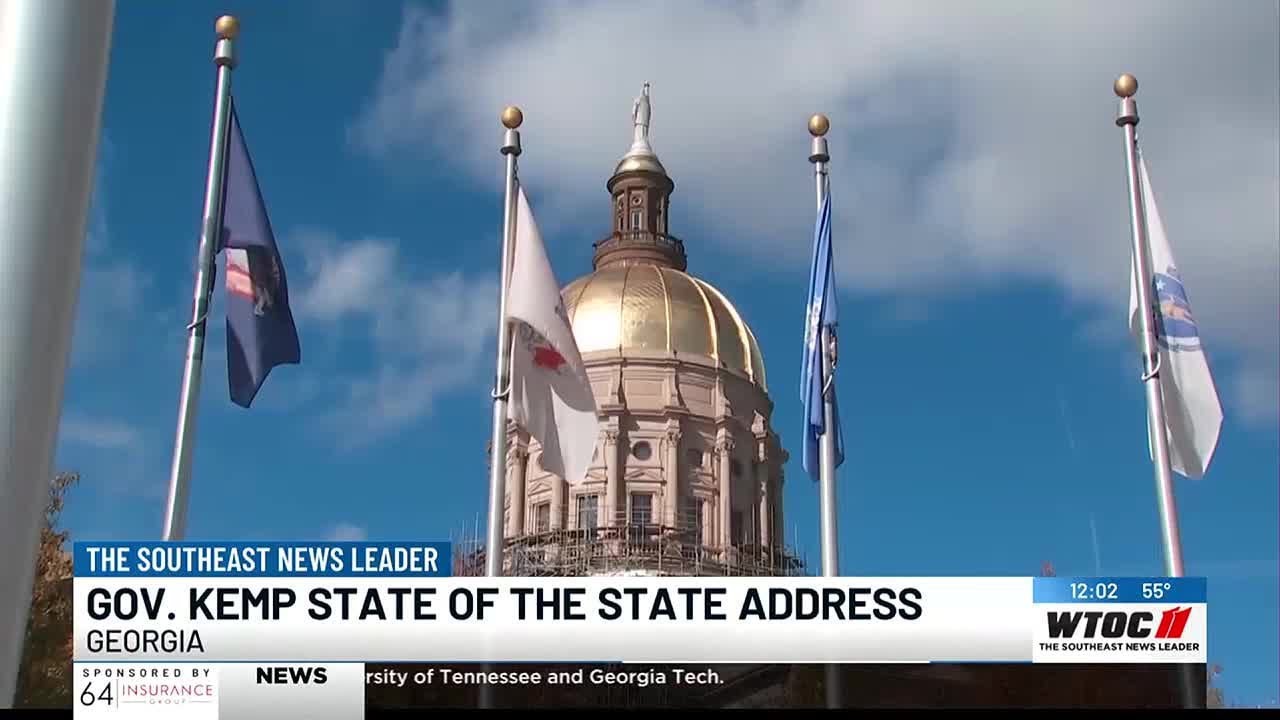 Georgia Gov. Brian Kemp gives 2025 State of the State address ...