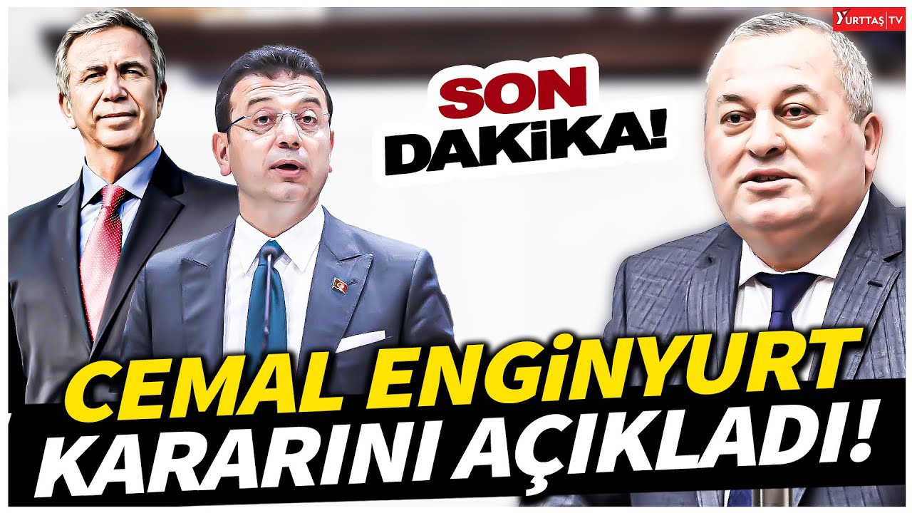 Cemal Enginyurt açıkladı! Demokrat Parti İmamoğlu ve Yavaş için ...