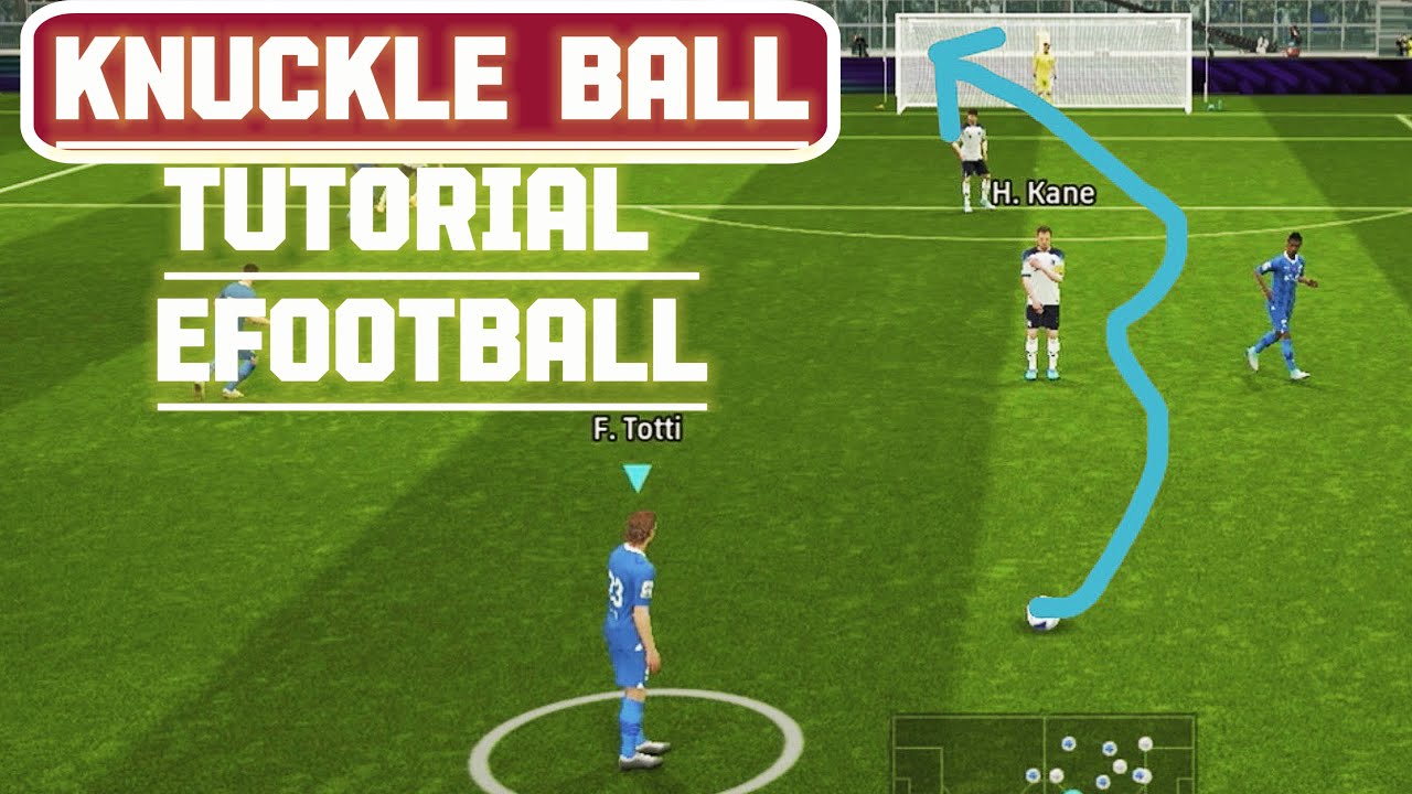 KNUCKLE SHOT - How to do a knuckle ball shot in Efootball 2024 Mobile ...