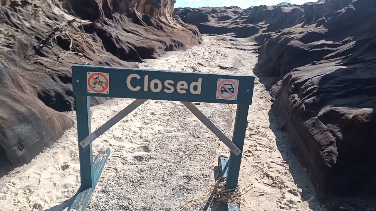 Ngkala Rocks Closed!! Let's See Why!! Fraser Island, Queensland ...