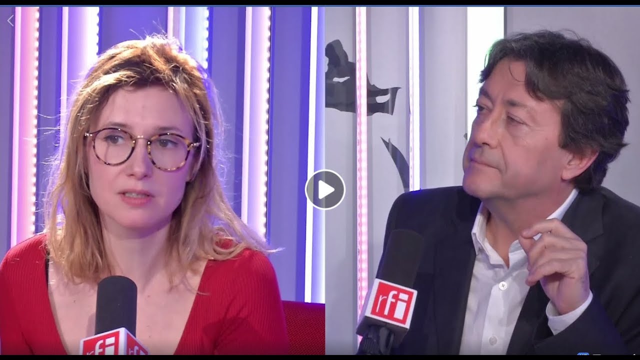 La actriz francesa Julie Roux con Jordi Batallé en RFI - YouTube