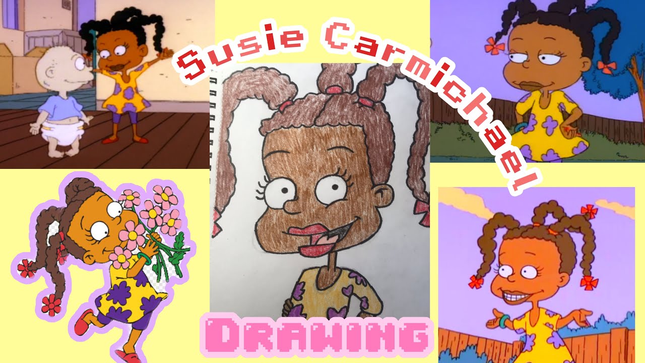 RUGRATS SERIES: SUSIE CARMICHAEL TIMELAPSE DRAWING *AESTHETIC* - YouTube