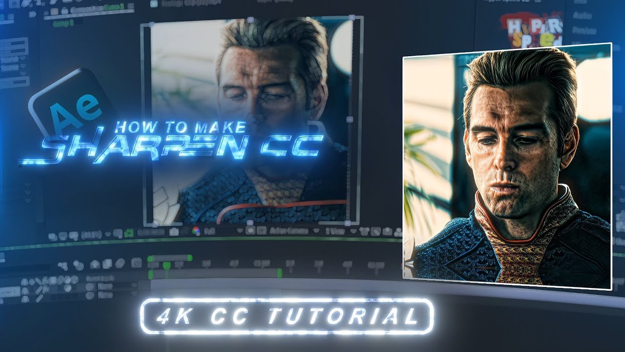 Making a Sharpen CC | After effects 4k CC tutorial - after effects ...