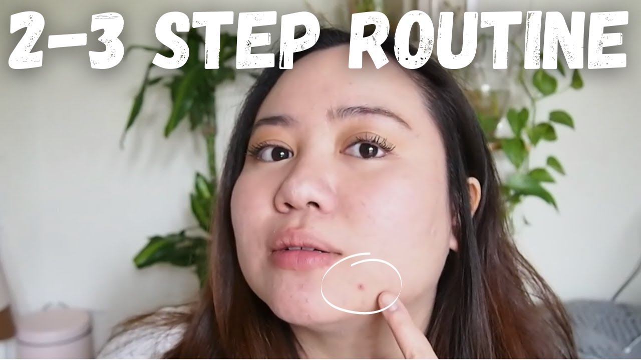 How to create a simple skincare routine for acne prone skin - YouTube