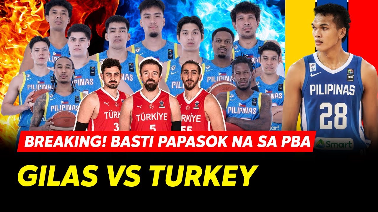 GILAS VS TURKEY LIVE UPDATE! KAI SOTTO, JMF AND JAPETH TRIPLE TOWERS ...