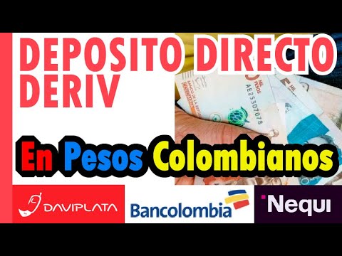 Como depositar en Deriv por Nequi o Daviplata en Colombia AGENTE DE PAGO DERIV - YouTube