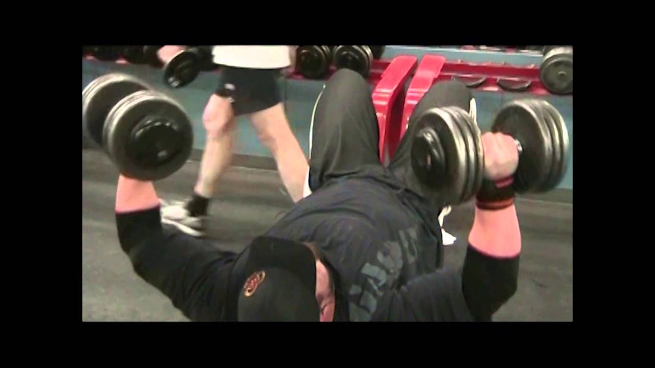 Supermutant Ron Partlow gives you insights to his chest training - YouTube