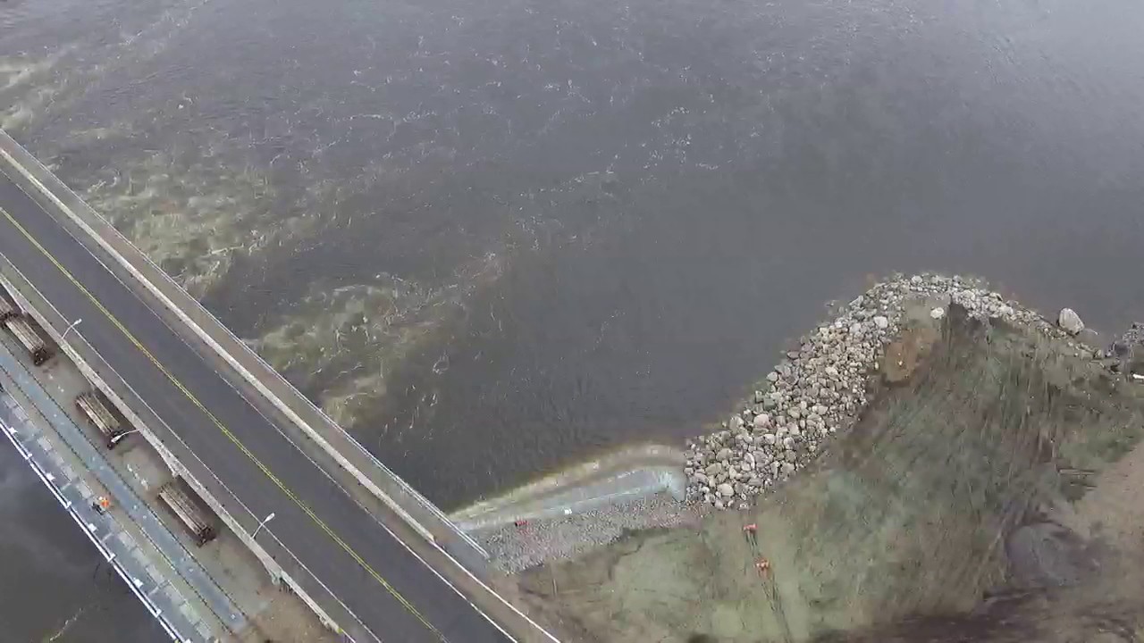 Timiskaming Ontario Dam Replacement April 12, 2017 - YouTube