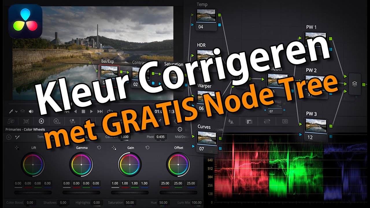 Master Kleur corrigeren in DaVinci Resolve met Node Trees (Free ...