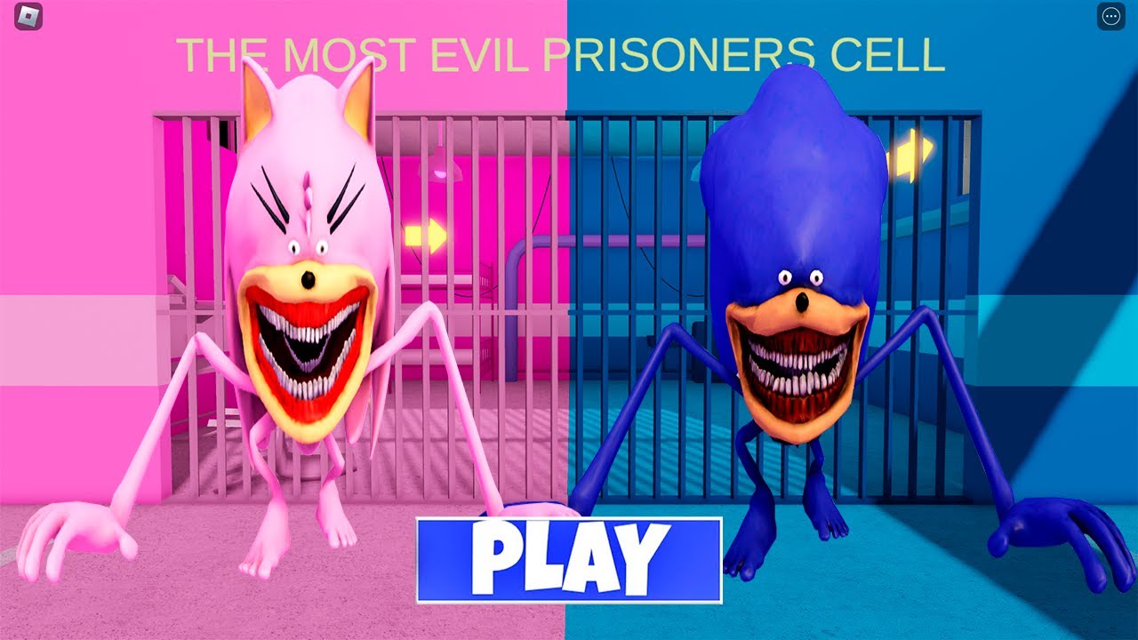 BOYS VS GIRLS SHIN SONIC VS SHIN AMY SONIC? BARRY'S PRISON RUN! OBBY ...