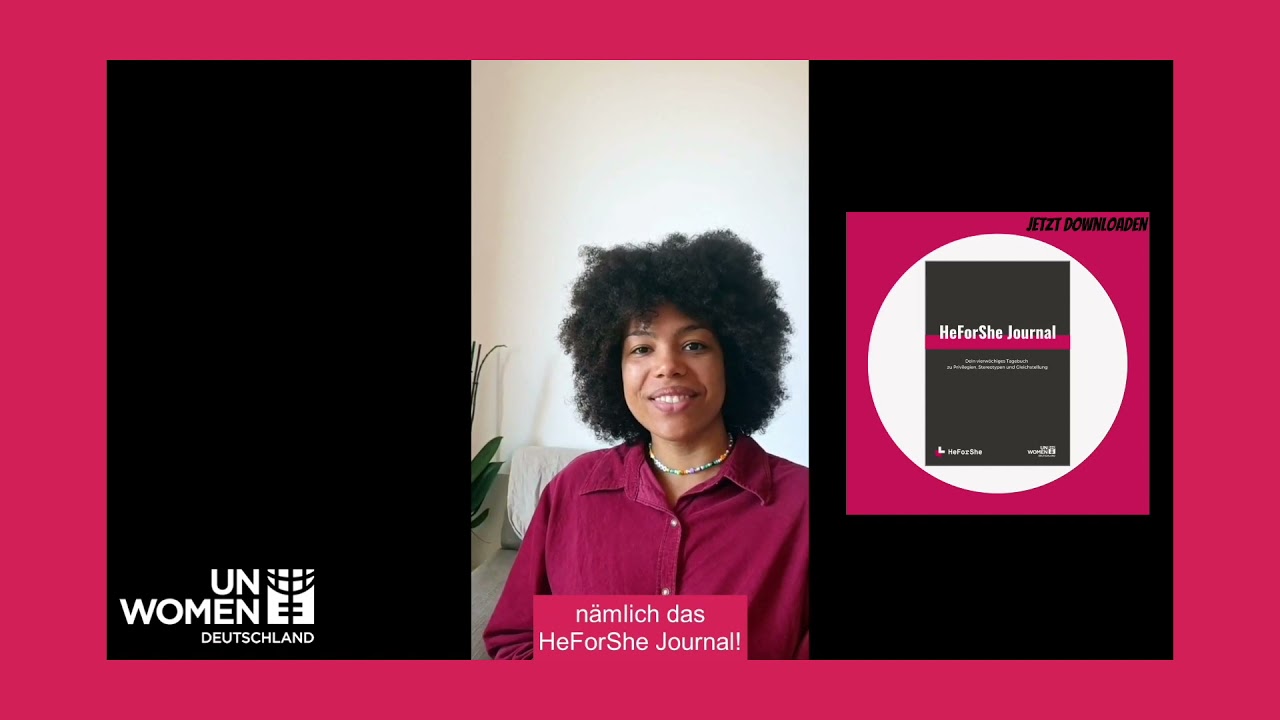 Nora und Simon erklären das HeForSheJournal - YouTube