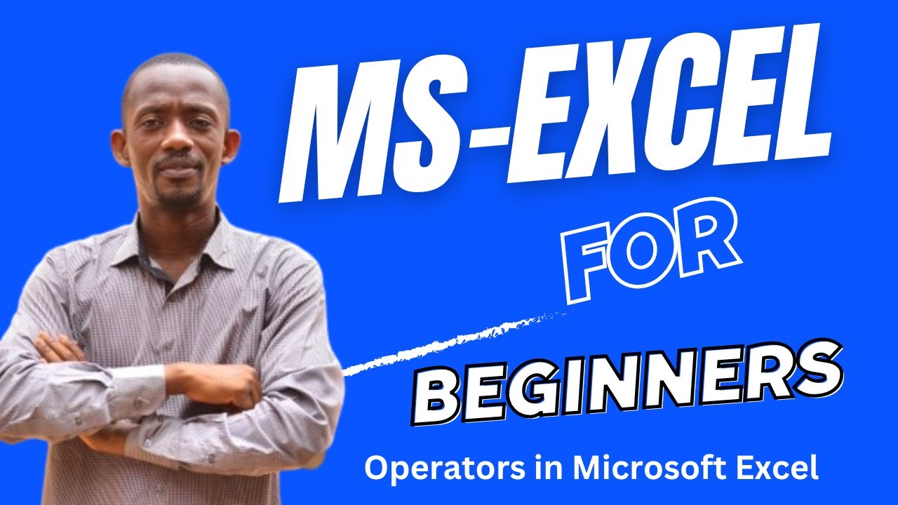 Operators in Microsoft Excel - YouTube