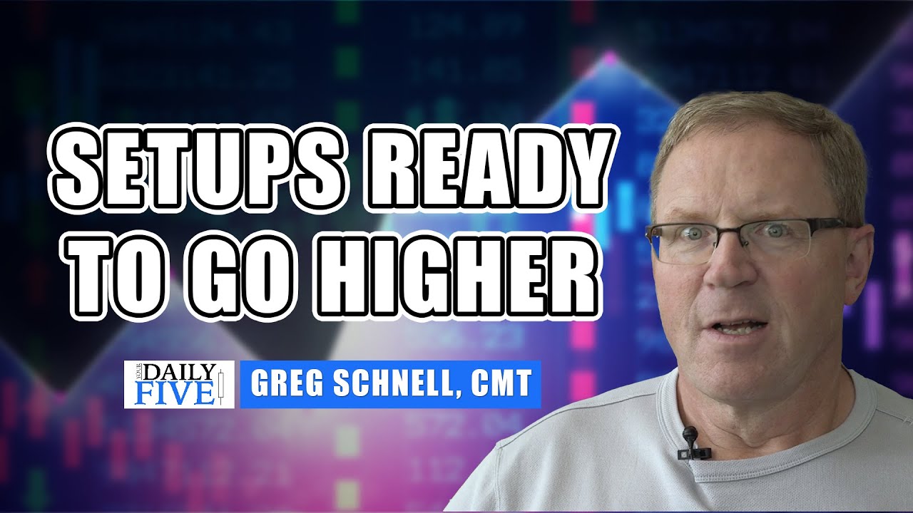 Setups Ready To Go Higher | Greg Schnell, CMT | Your Daily Five (08.04. ...