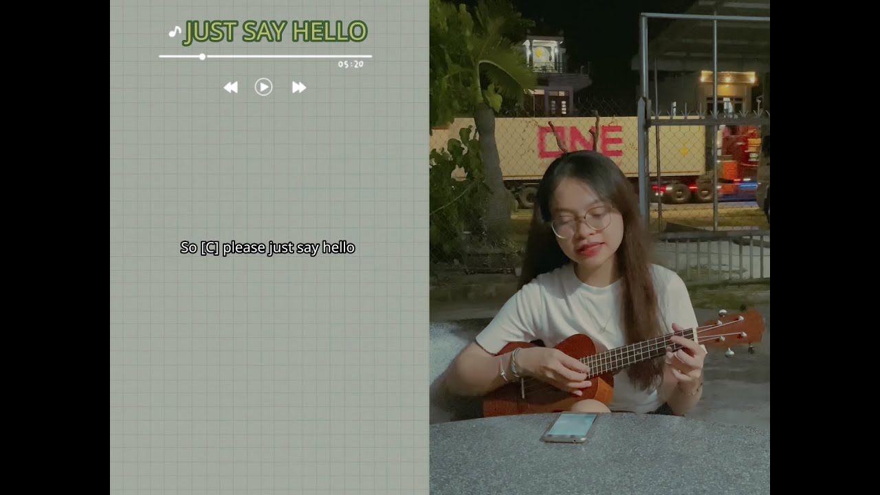 Just Say Hello - Melo D (cover ukulele) | Lyrics + Chords | ♫ - YouTube
