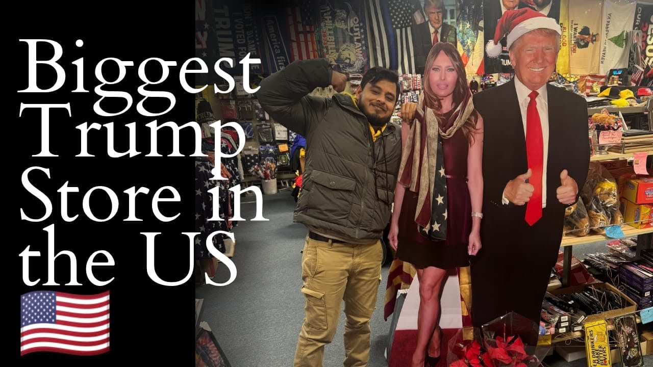 Going to the LARGEST Trump store || Visiting Trump Town in America🇺🇸 ...