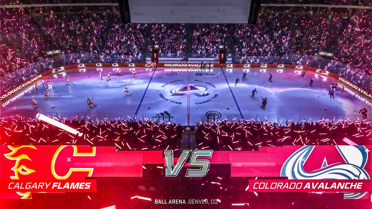 Colorado Avalanche vs Calgary Flames 12/11/2023 NHL 24 Gameplay - YouTube