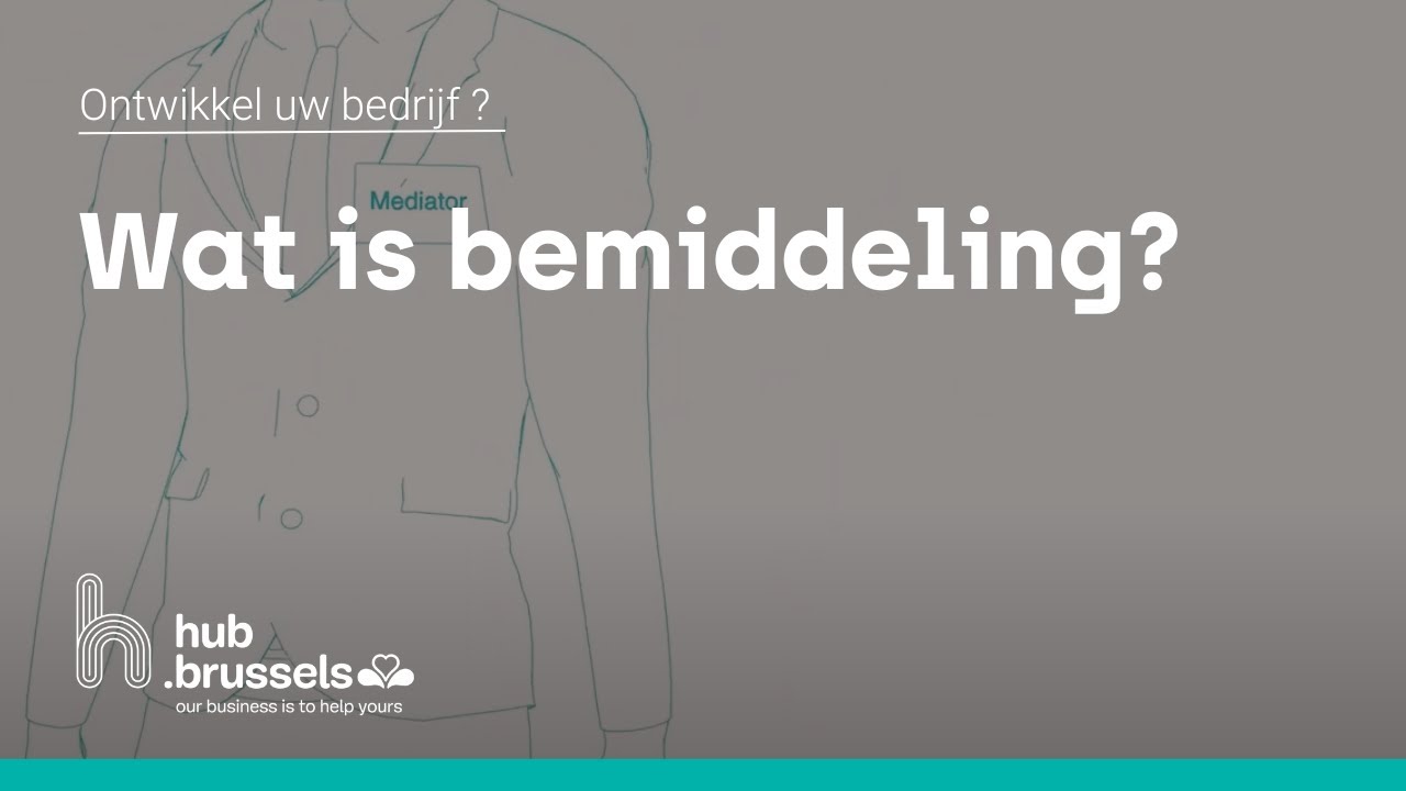 Wat is bemiddeling? | hub.brussels - YouTube