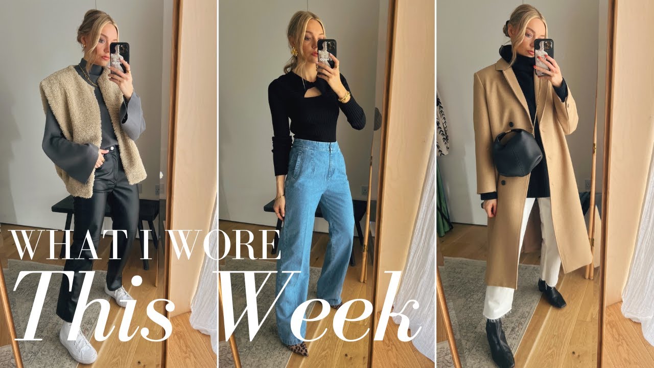 WHAT I WORE IN A WEEK | GOING OUT AND CASUAL LOOKS - YouTube