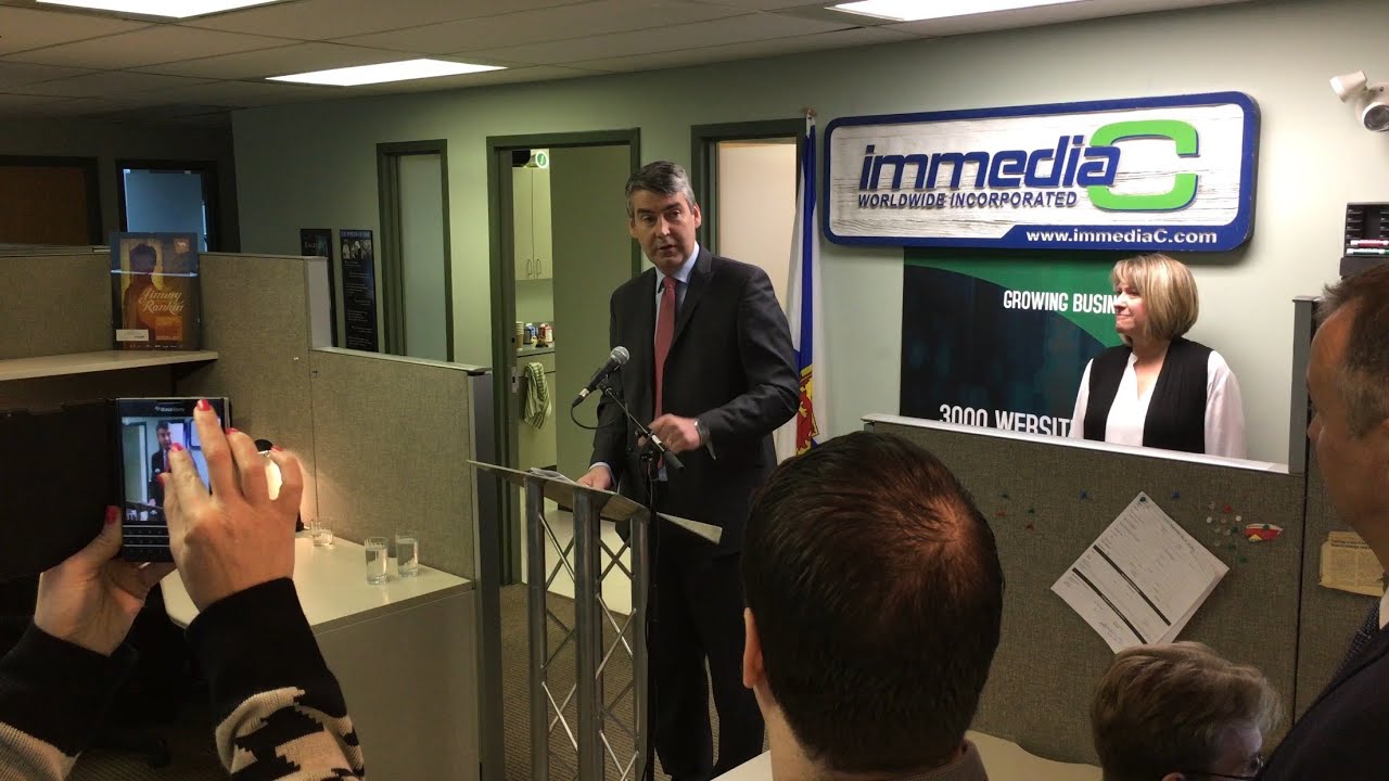 Nova Scotia Premier Stephen McNeil Visits immediaC to Announce GTO ...