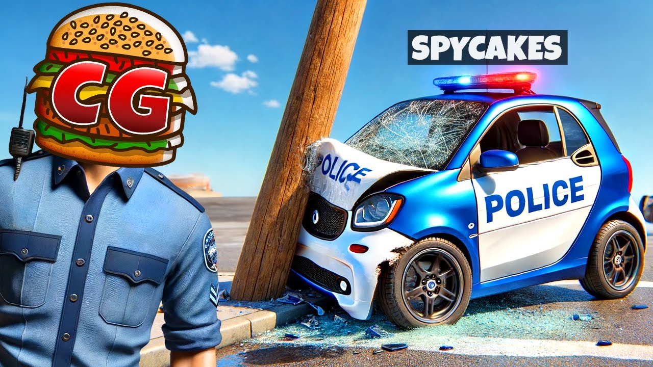 Spycakes & I Went on Patrol in a Police SMART CAR in Police Simulator ...